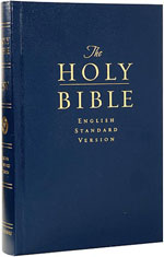 ESV Pew and Worship Bible, Blue Hardcover