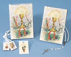 FIRST MASS BOOK (PRAY ALWAYS EDITION) VINYL SET - White (808-64W)