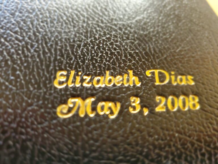 Add Imprinting to personalize your Bible / Name Imprinting ...