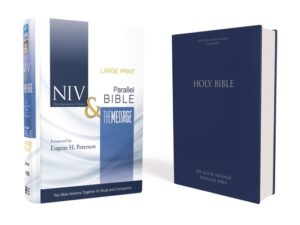 Side-By-Side Bible-PR-NIV/MS-Large Print: Two Bible Versions Together ...