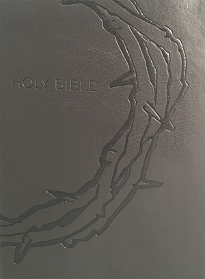 KJVER Sword Study Bible Giant Print Designer Charcoal Ultrasoft-Crown ...