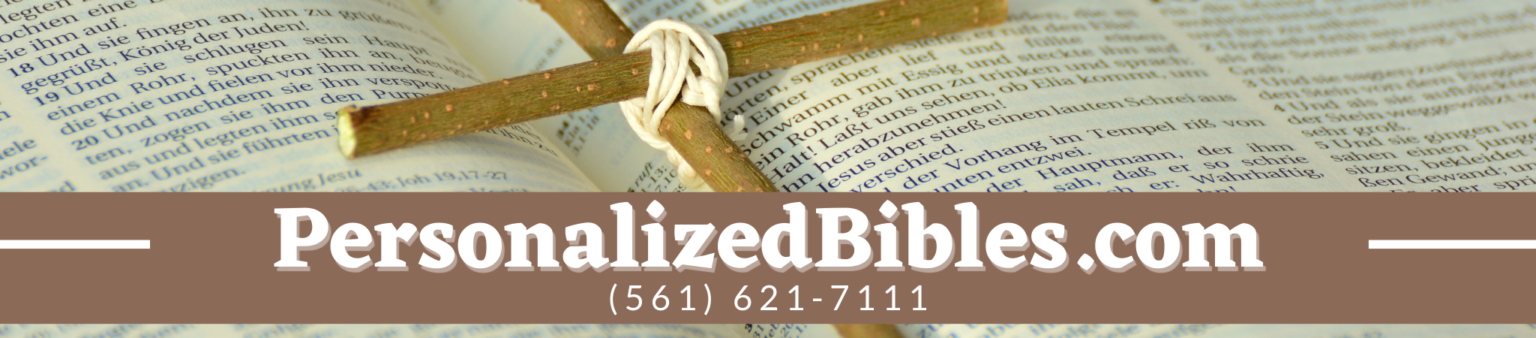 Add Imprinting to personalize your Bible / Name Imprinting ...