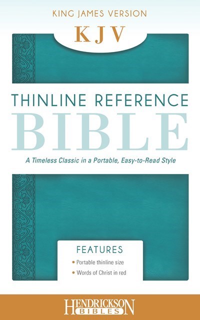 KJV Thinline Reference Bible-Aquamarine Flexisoft KJV Thinline Reference Bible-Aquamarine Flexisoft